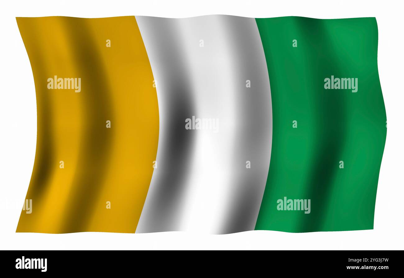 Flag of Côte d'Ivoire Stock Photo - Alamy