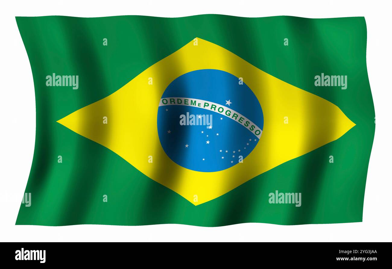 America brazil flag hi-res stock photography and images - Alamy