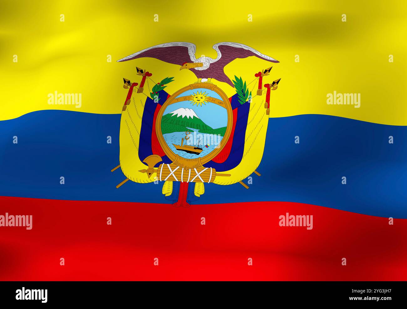 Flag ecuador south america hi-res stock photography and images - Alamy