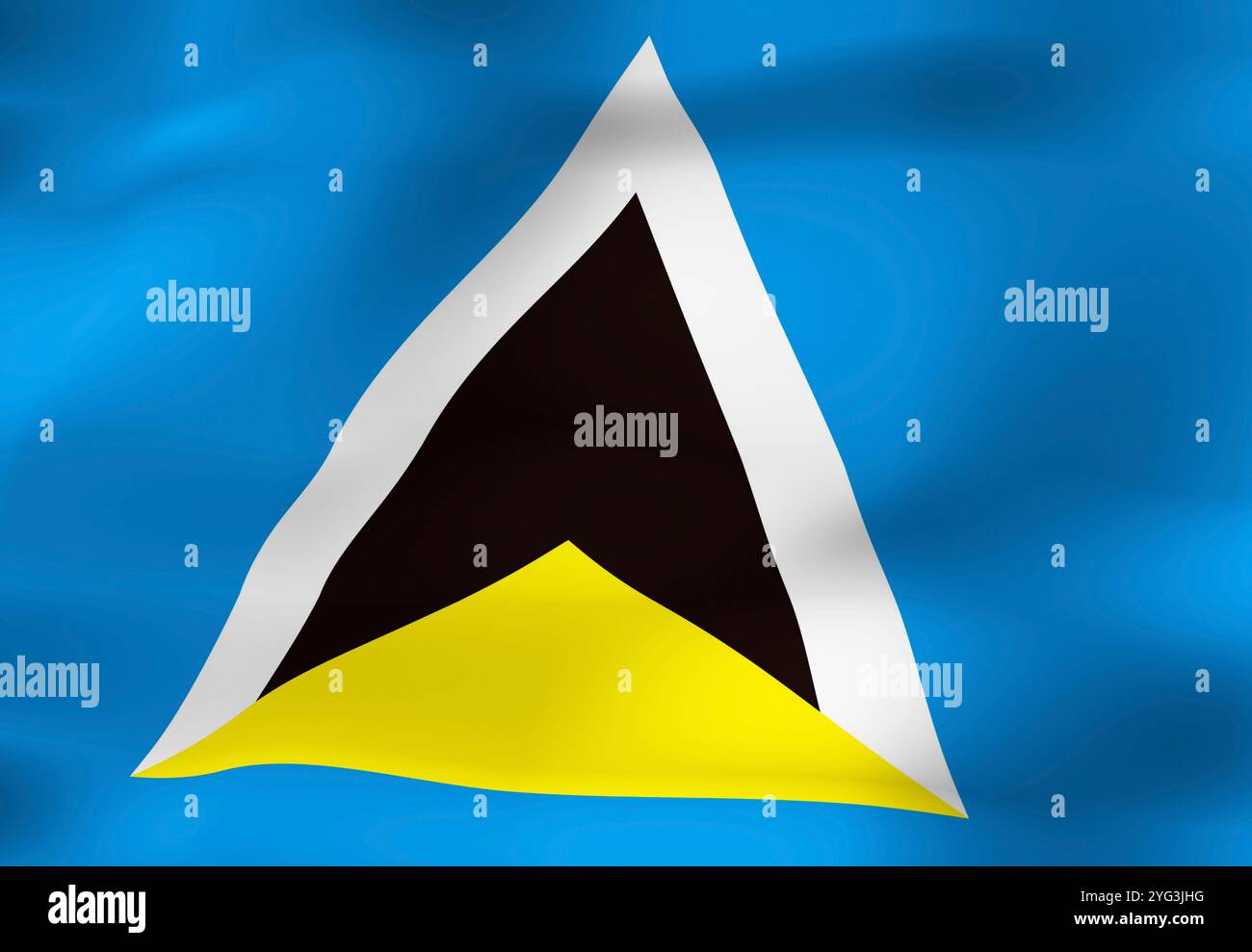 St lucia flag