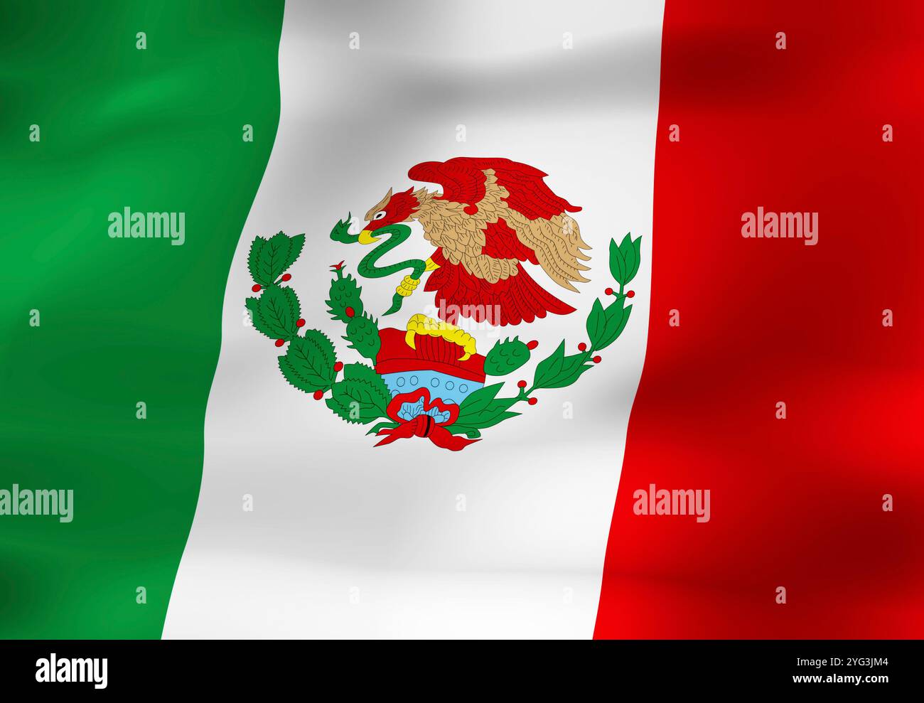Flag of Mexico Stock Photo - Alamy