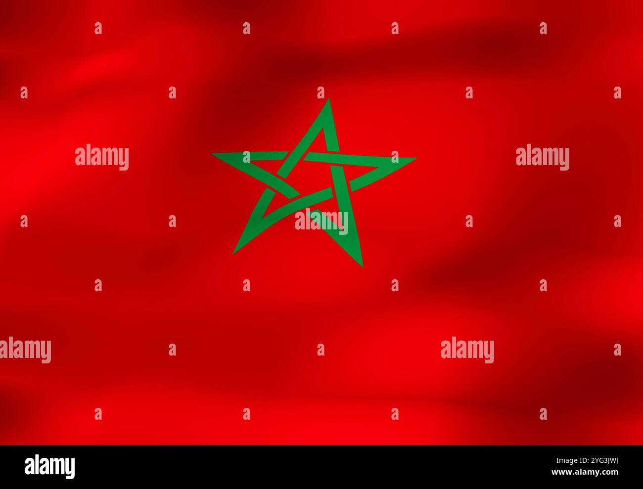 Morocco state flag hi-res stock photography and images - Alamy