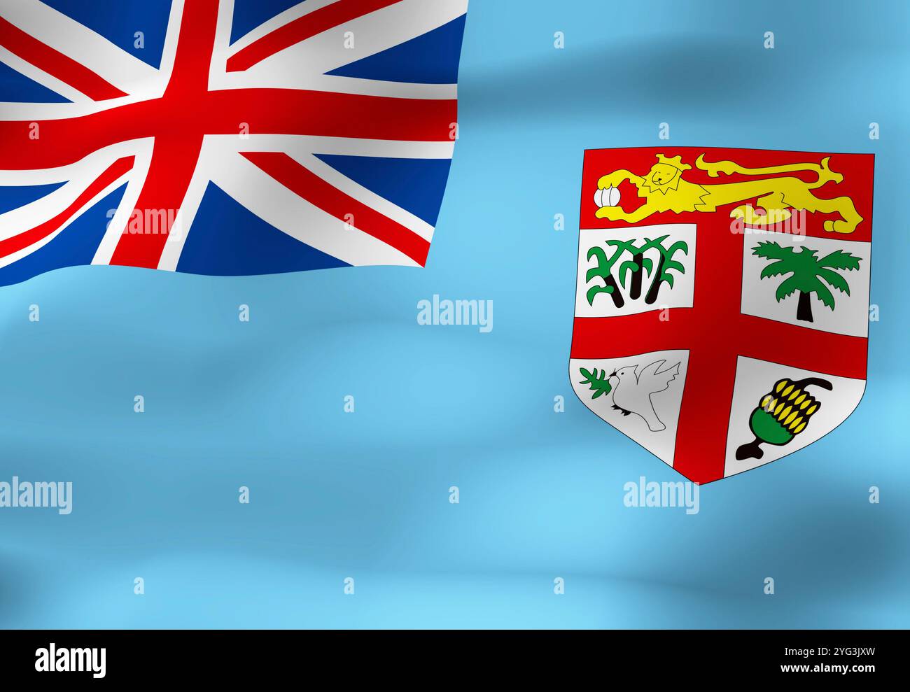 Flag of Fiji Stock Photo - Alamy