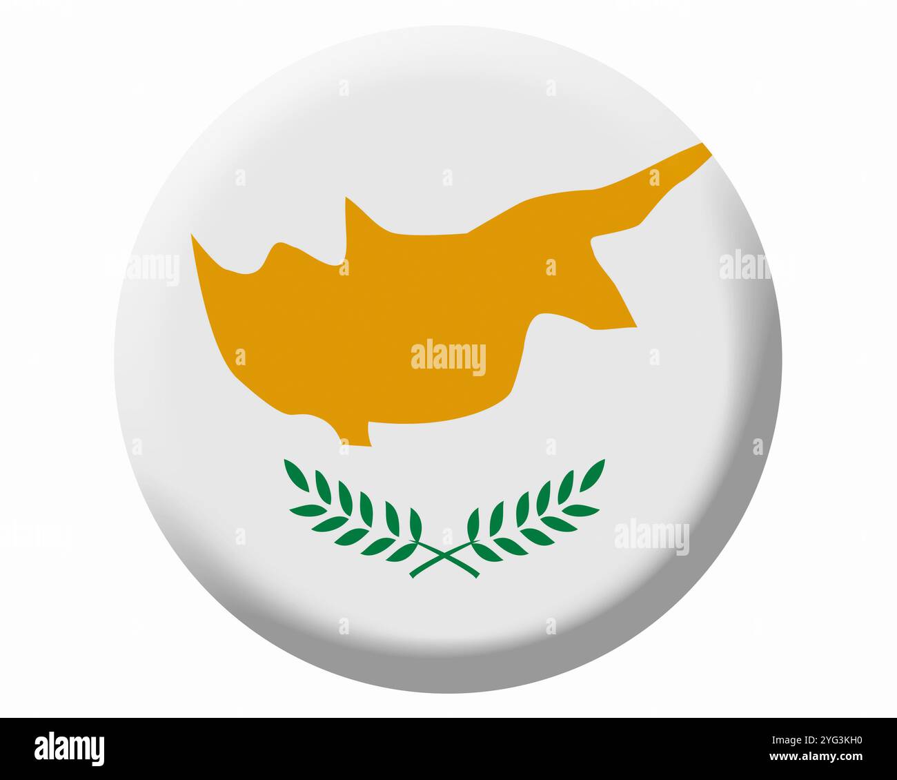 Flag cyprus national symbol Cut Out Stock Images & Pictures - Alamy