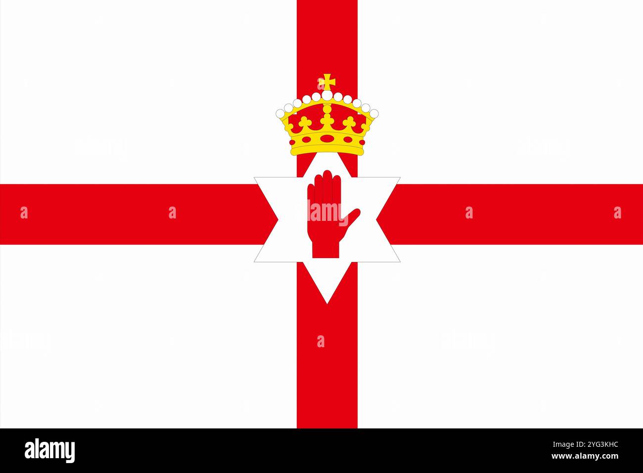 Flag of Northern Ireland Stock Photo - Alamy