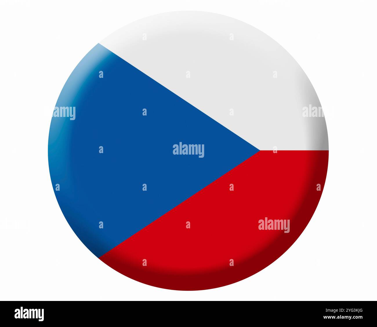 Flag of the Czech Republic Stock Photo - Alamy