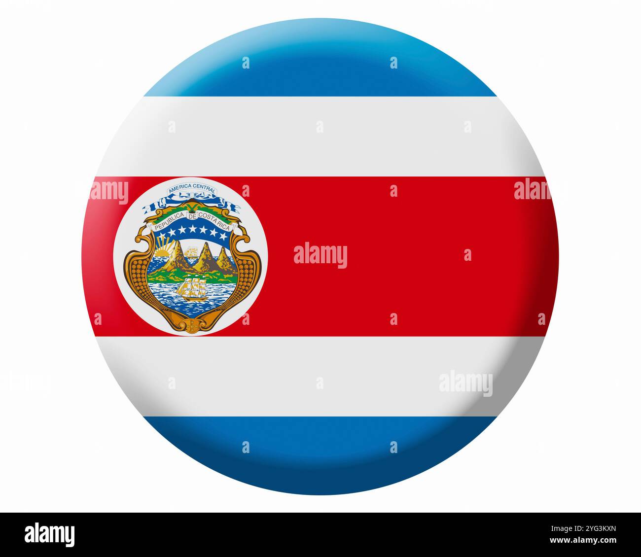 Costa Rican flag Stock Photo - Alamy