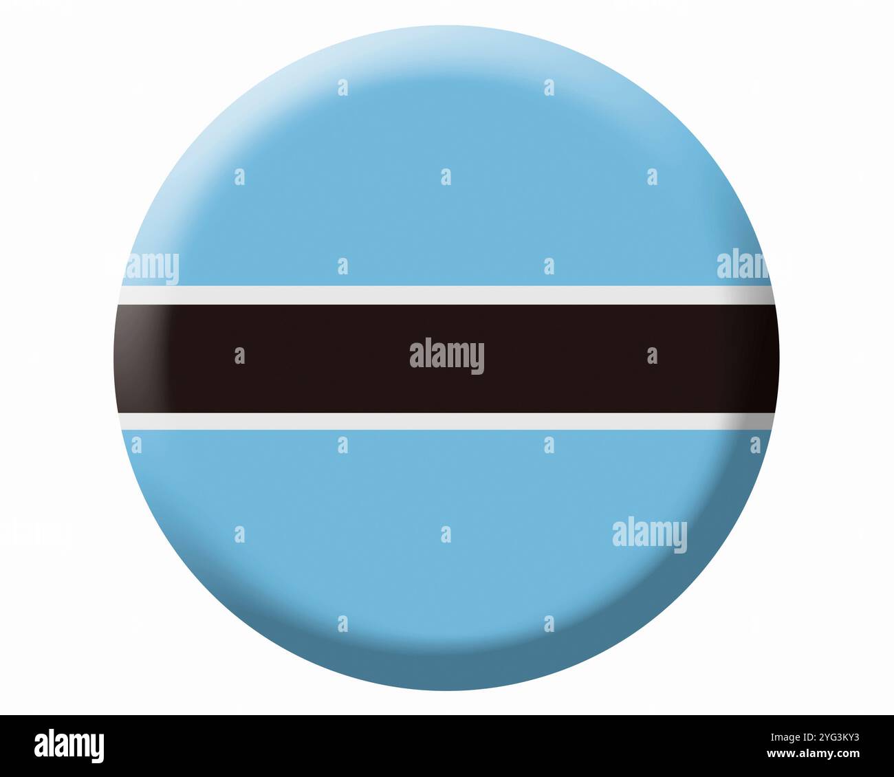 Flag of Botswana Stock Photo - Alamy