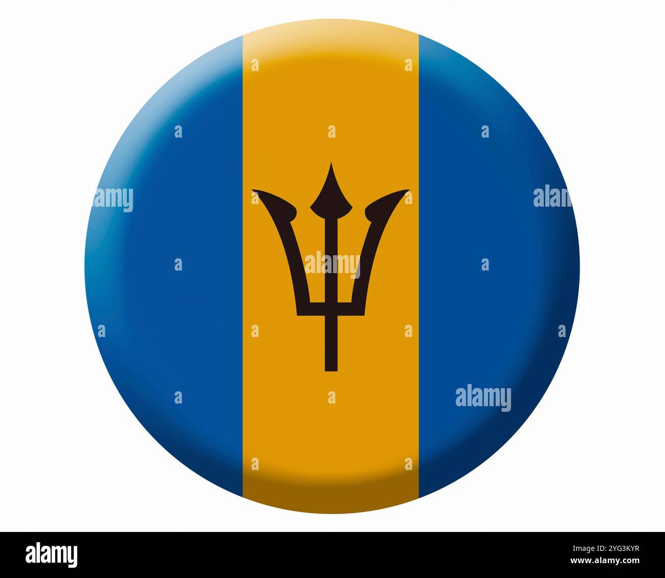 Flag of Barbados Stock Photo - Alamy
