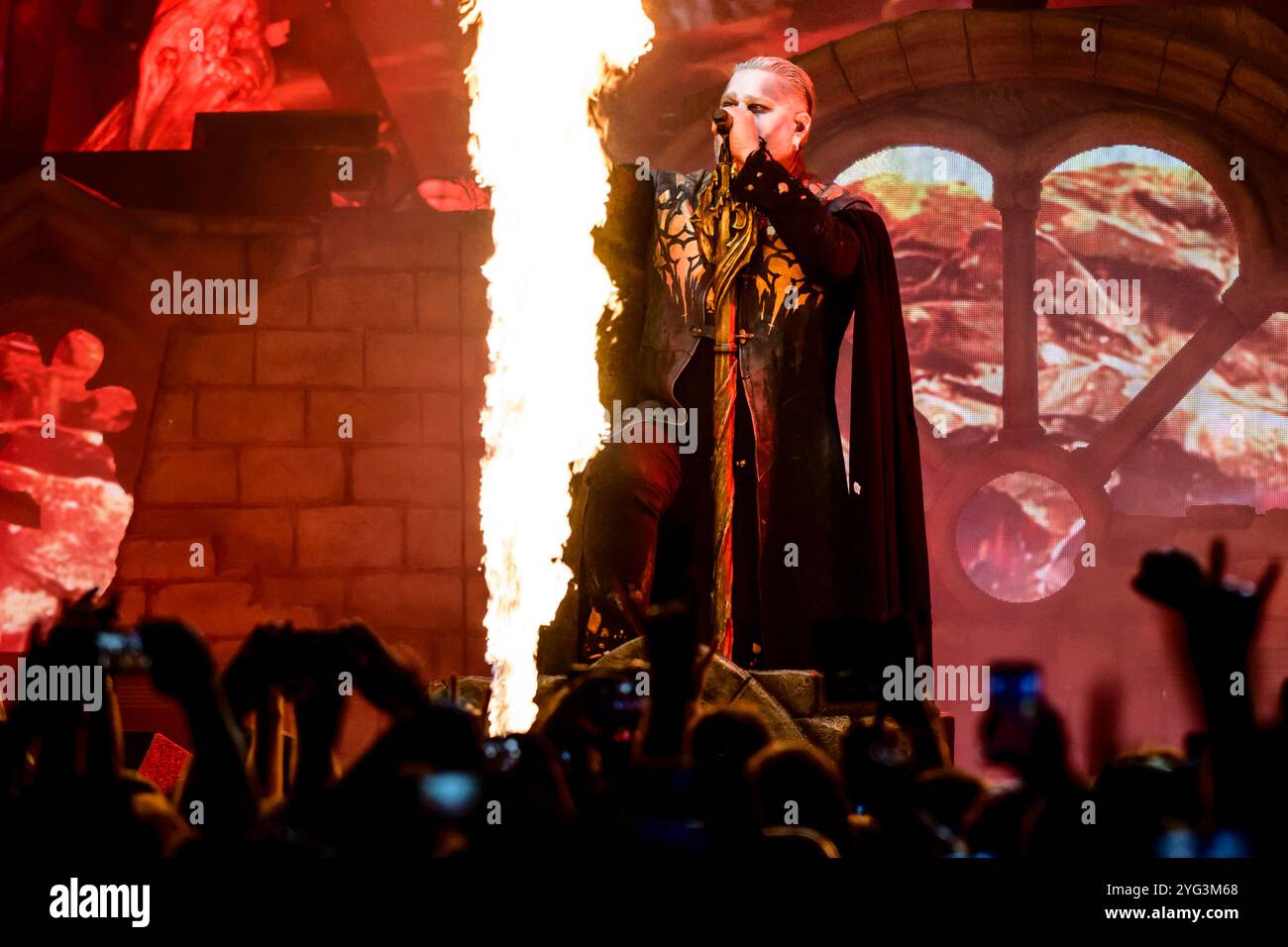 Powerwolf Karsten Brill alias Attila Dorn - Wolfsnächte Tour 2024 ...