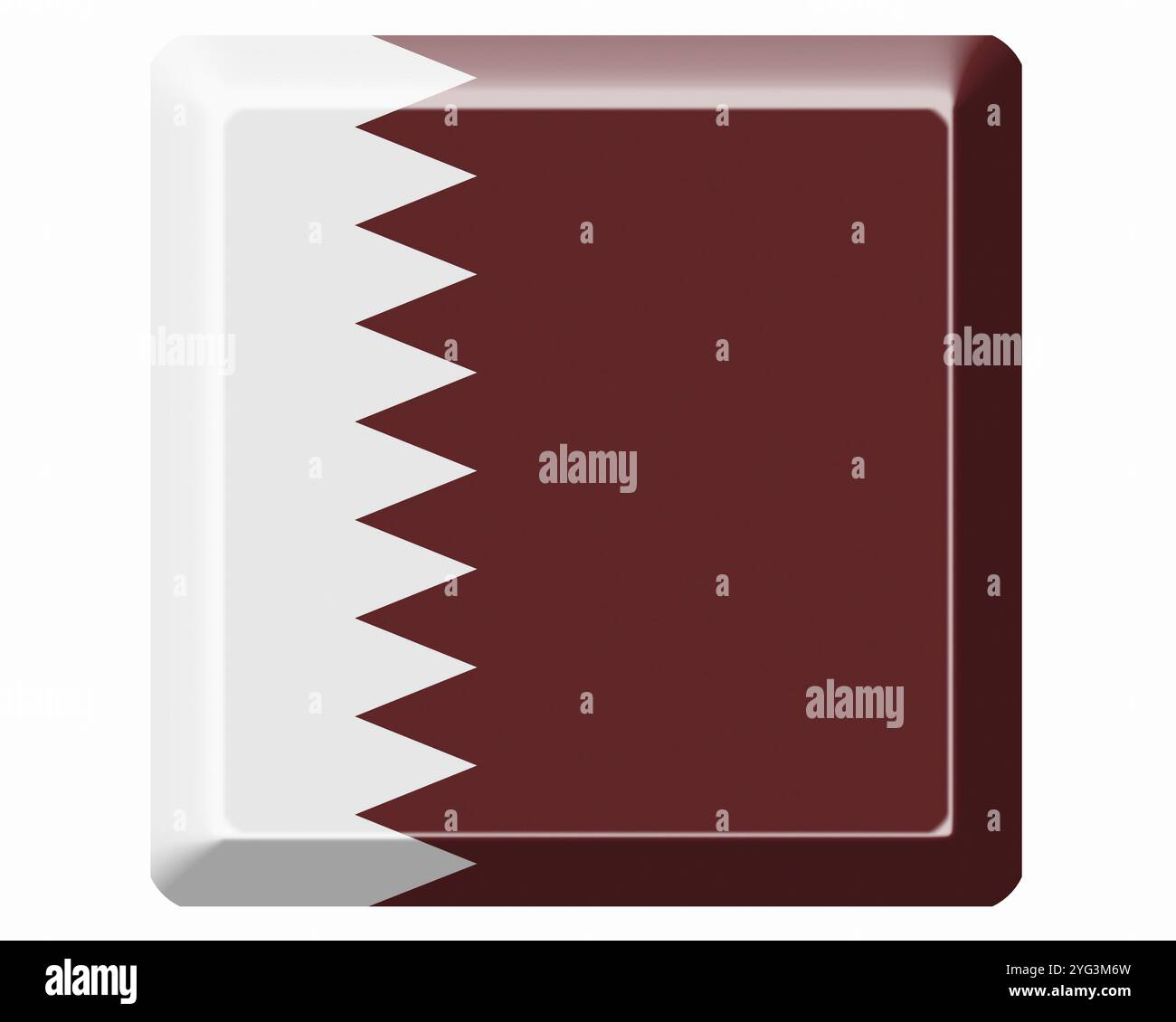 Flag of Qatar Stock Photo - Alamy