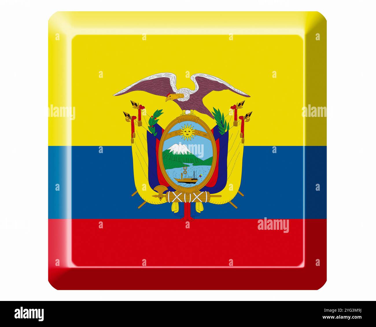 Flag of Ecuador Stock Photo - Alamy