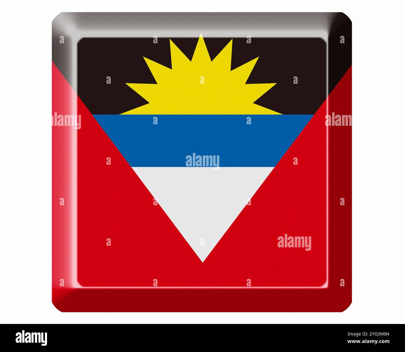 Flag of Antigua Stock Photo - Alamy