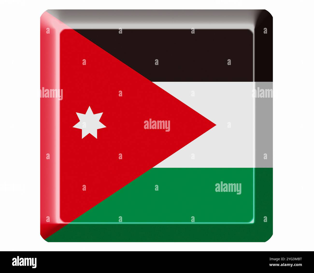 Flag of Jordan Stock Photo - Alamy