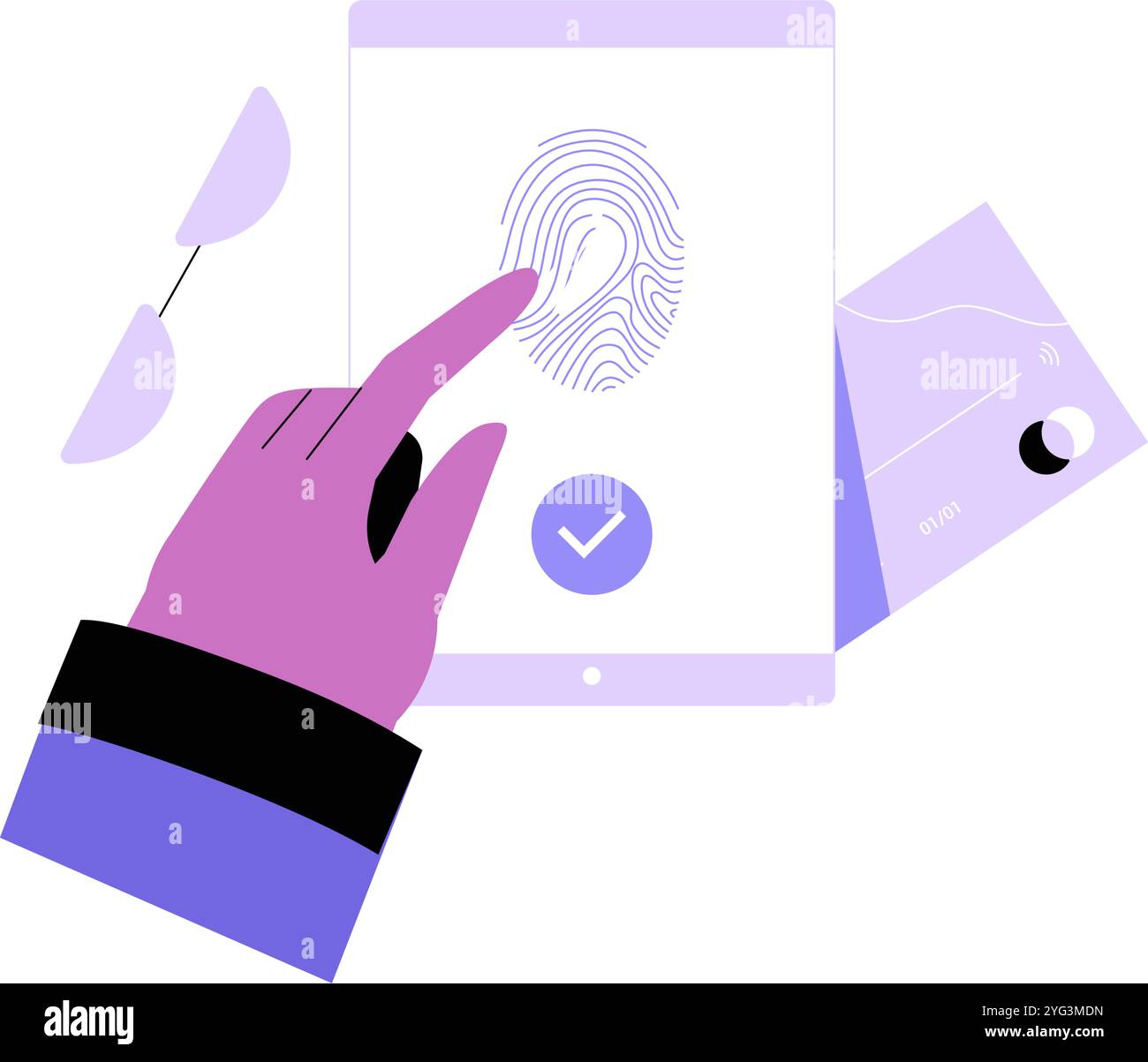 Transaction authentication Stock Vector Images - Alamy