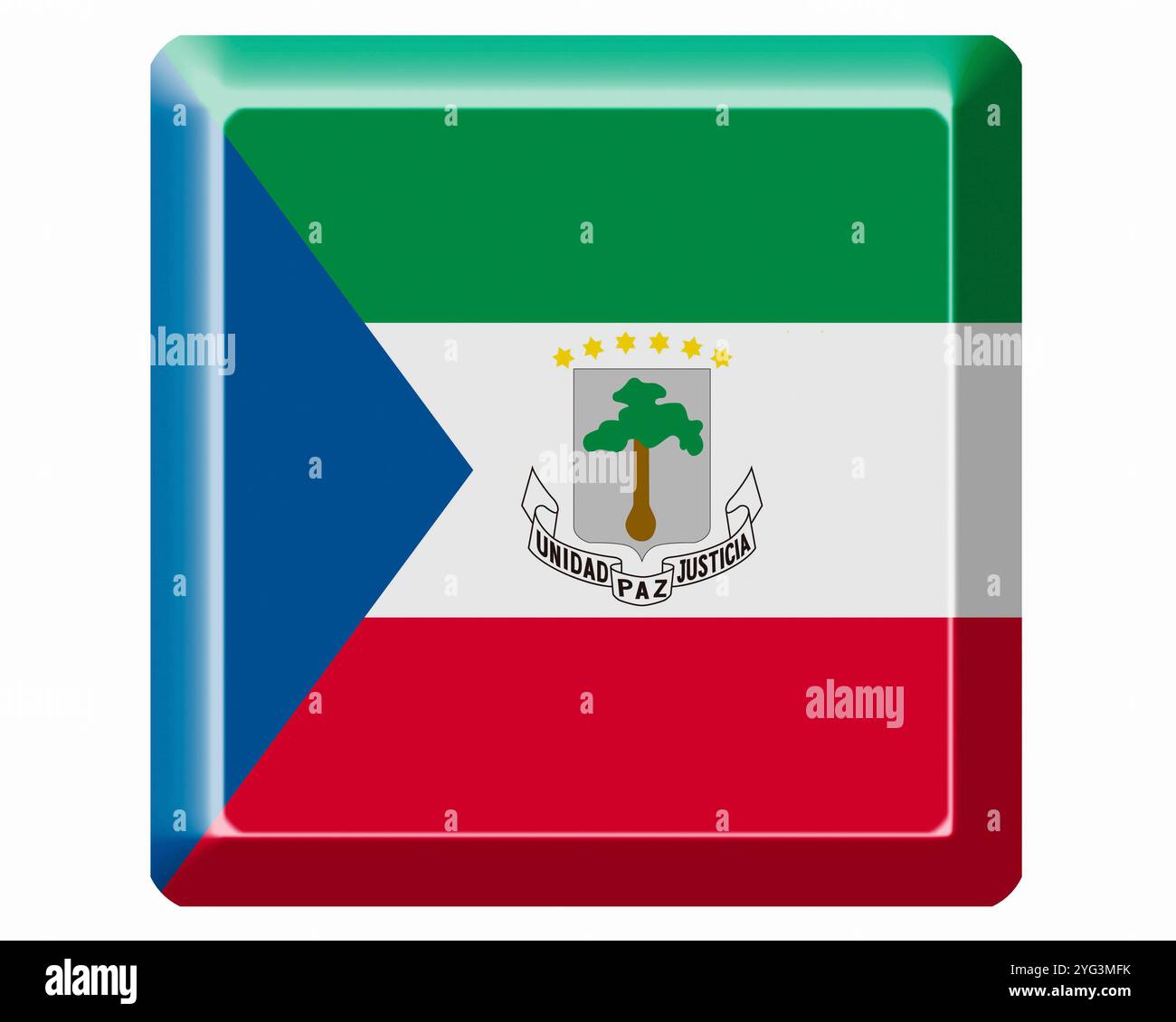 Equatorial Guinea Flag Stock Photo - Alamy