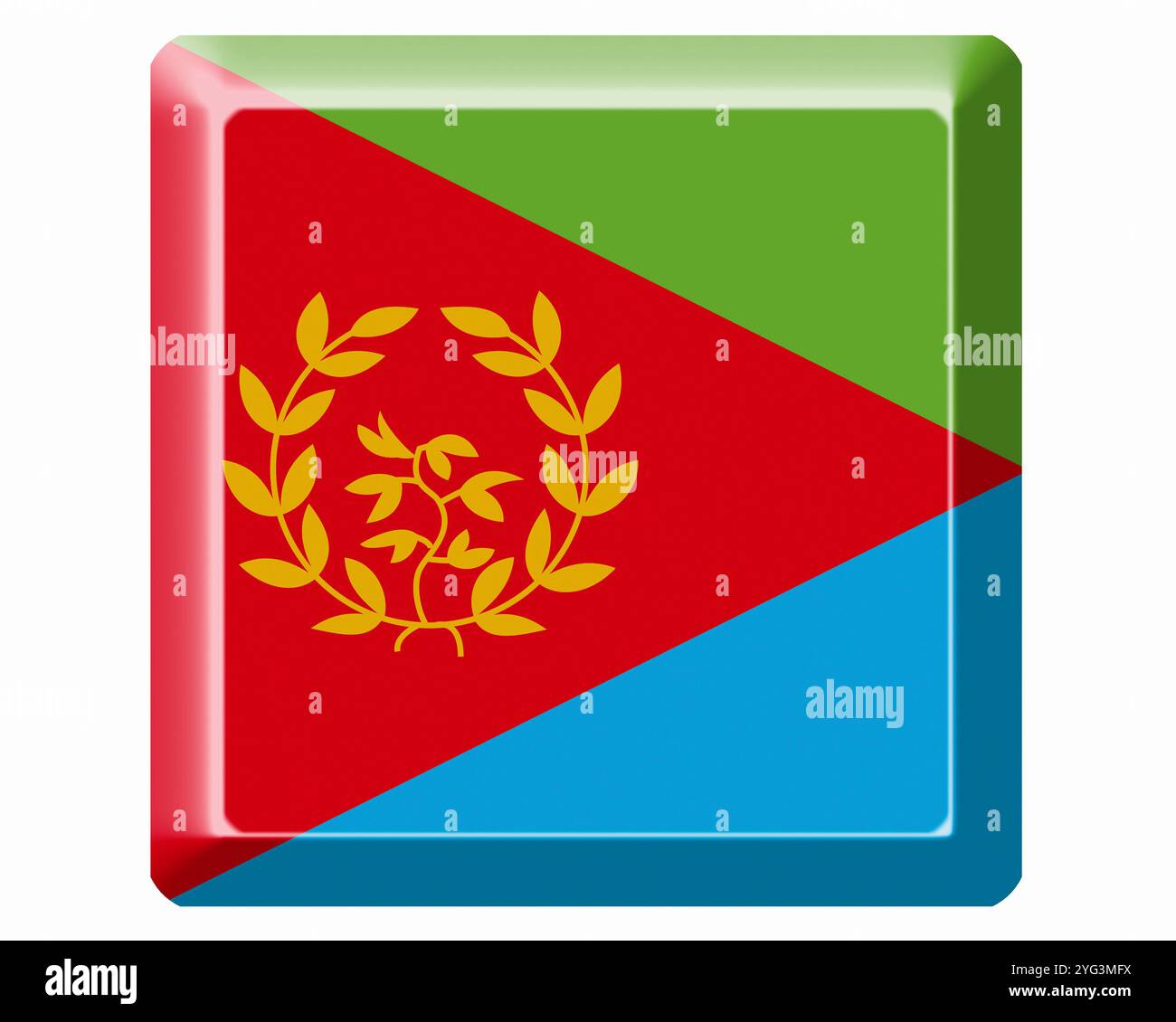 Flag of Eritrea Stock Photo - Alamy