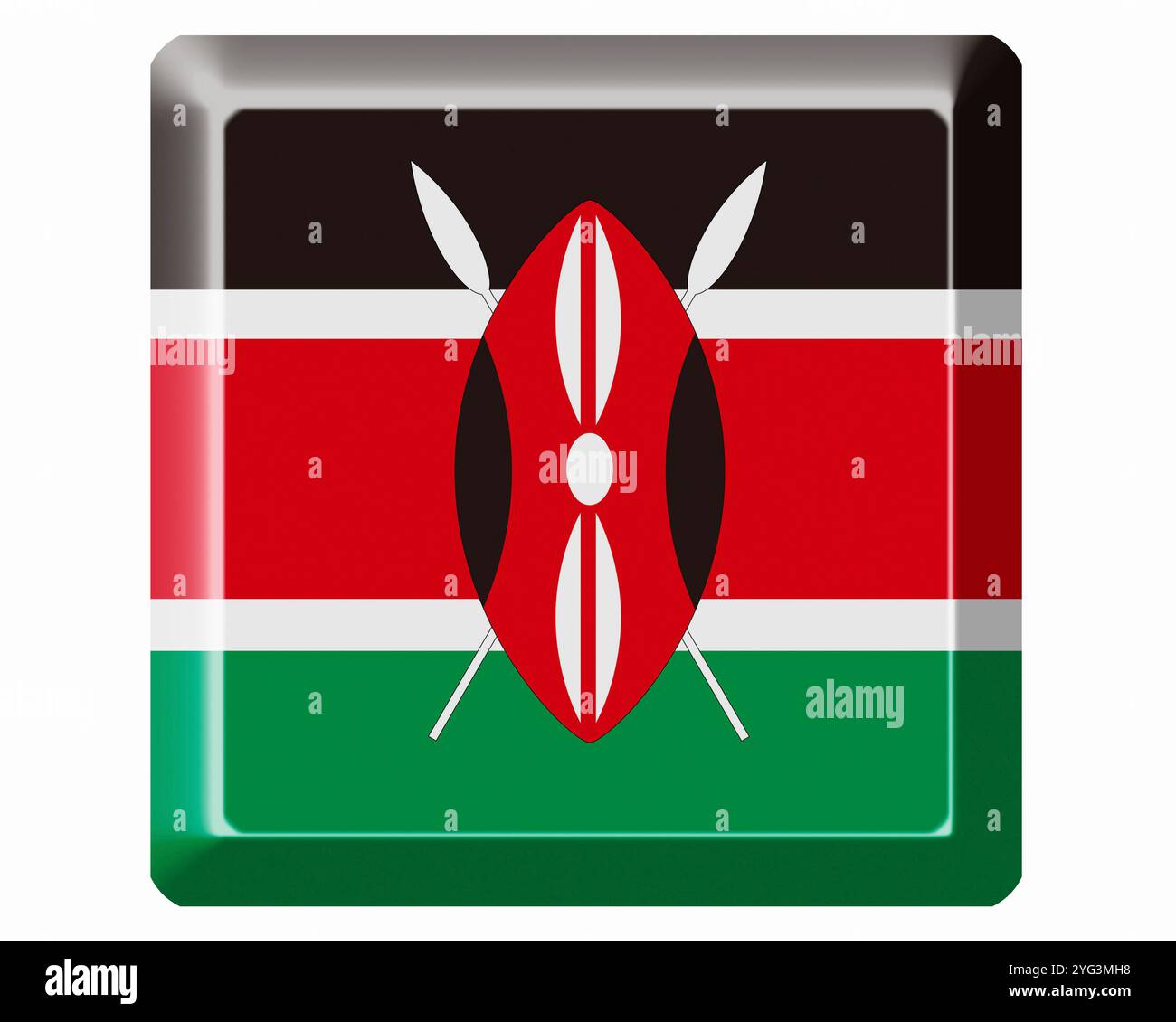 Flag kenya national symbol hi-res stock photography and images - Alamy