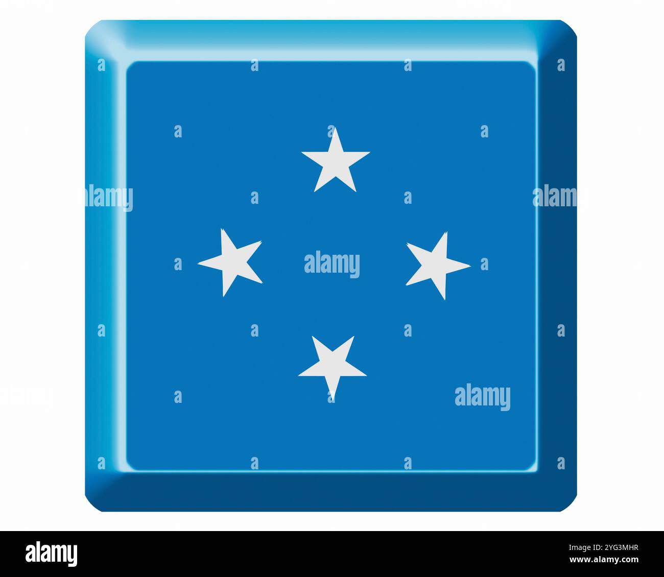 Flag of Micronesia Stock Photo - Alamy