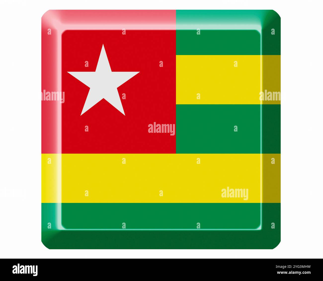 Flag of Togo Stock Photo - Alamy