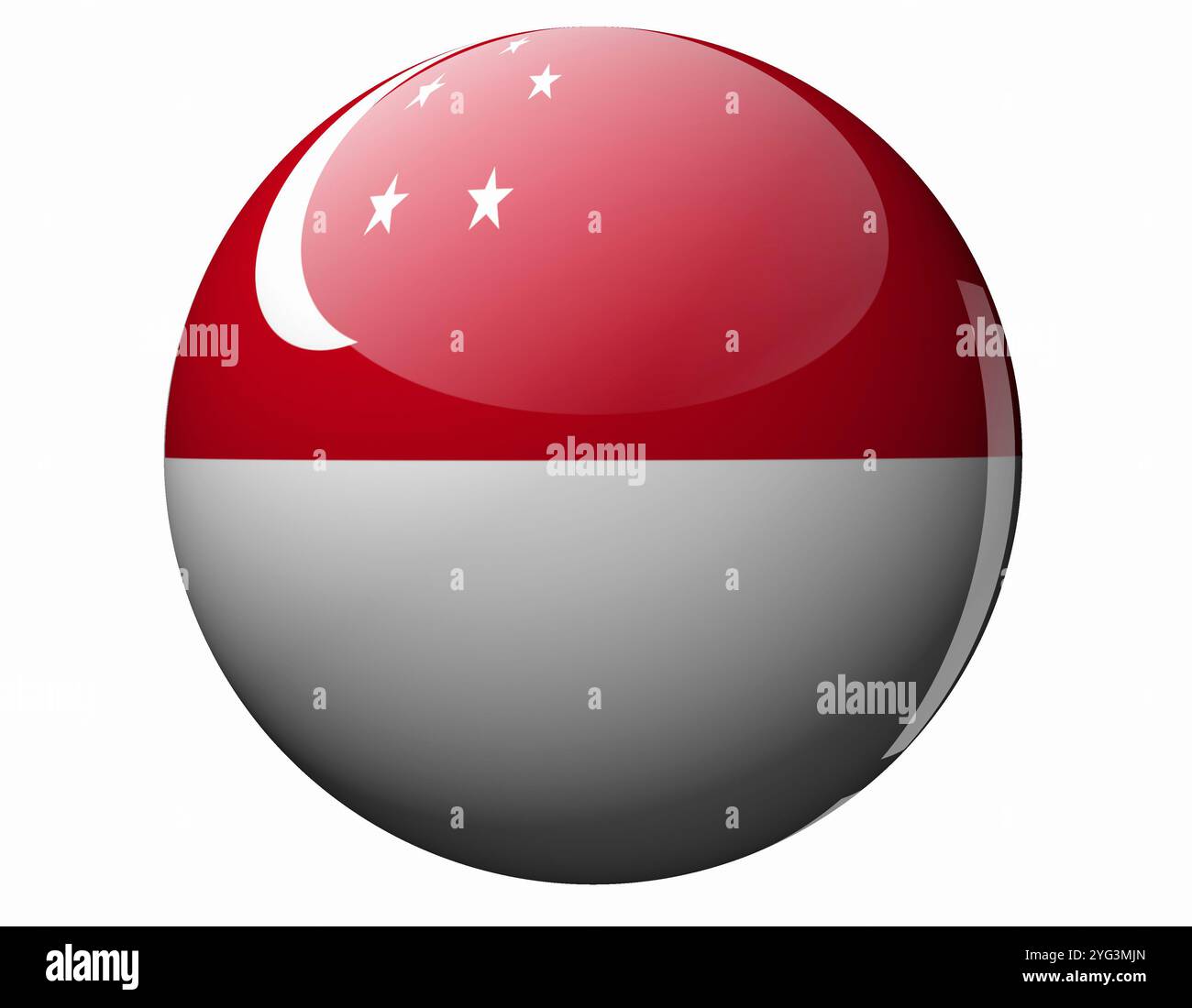 Singapore state flag hi-res stock photography and images - Alamy