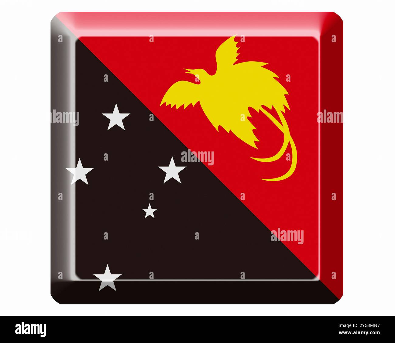 Papua New Guinea flag Stock Photo - Alamy
