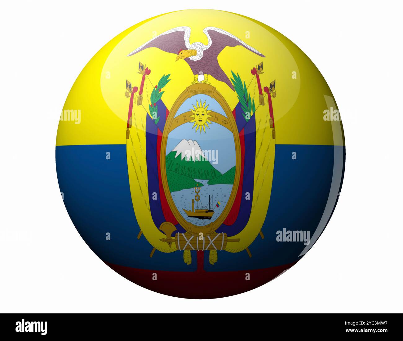 Flag ecuador south america hi-res stock photography and images - Alamy