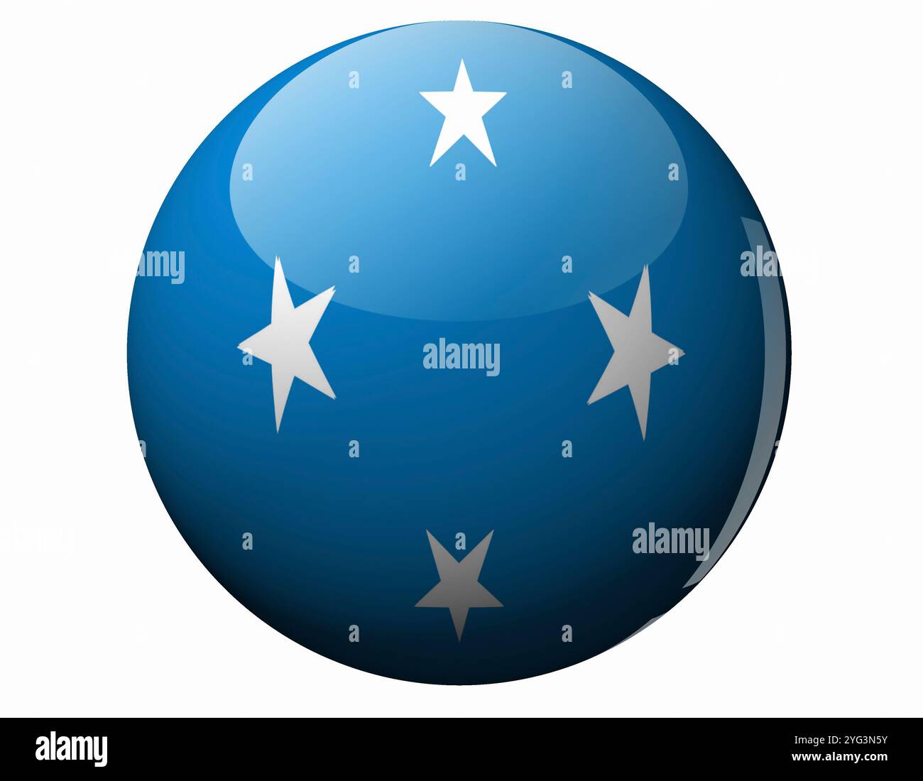 Micronesia national flag hi-res stock photography and images - Alamy