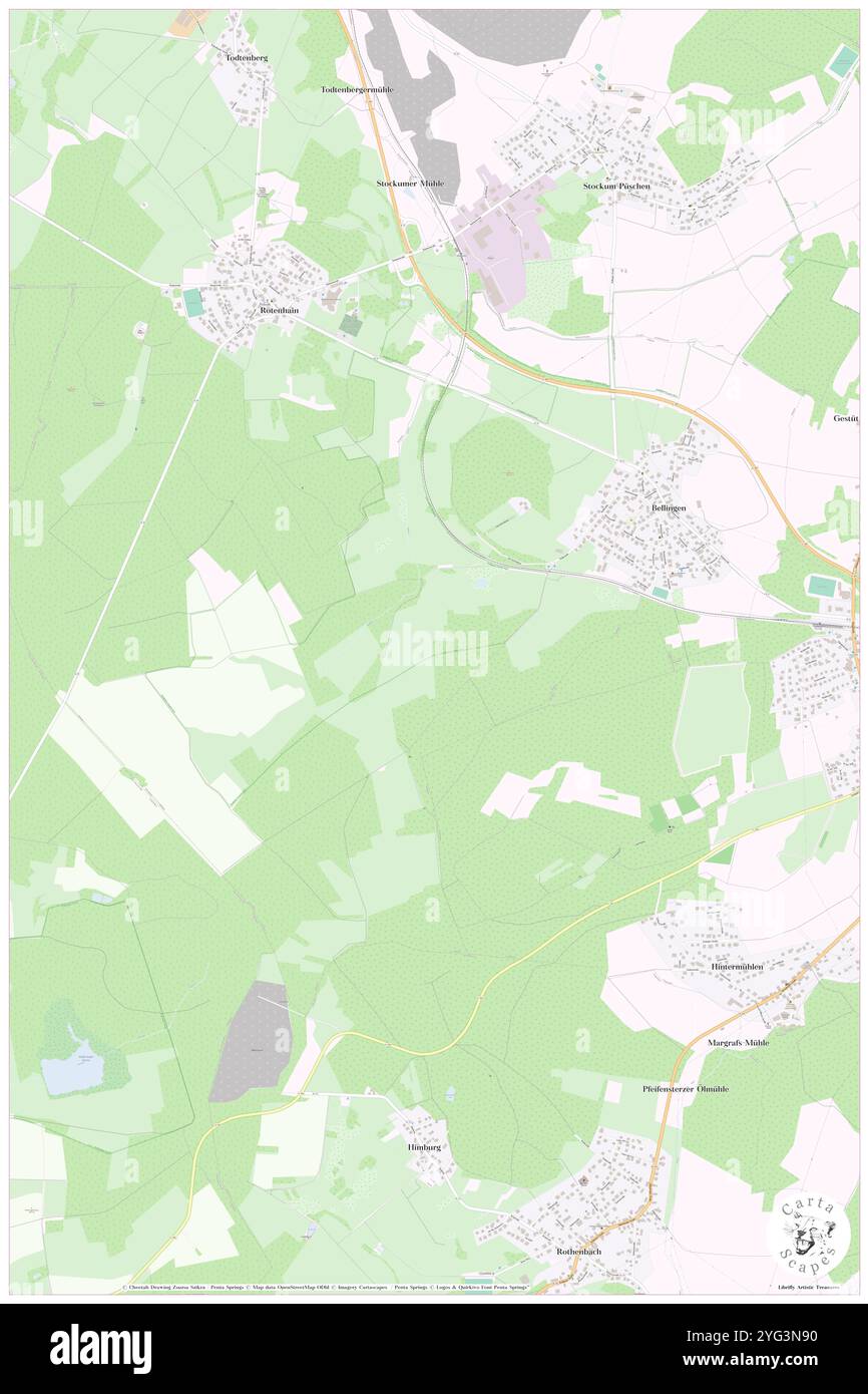 Bellingen map hi-res stock photography and images - Alamy