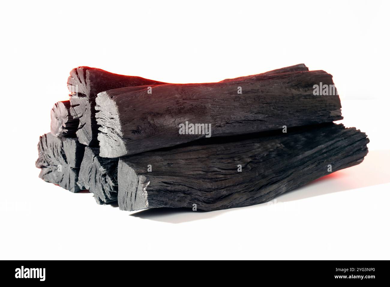 Binchotan ignition scene Stock Photo - Alamy