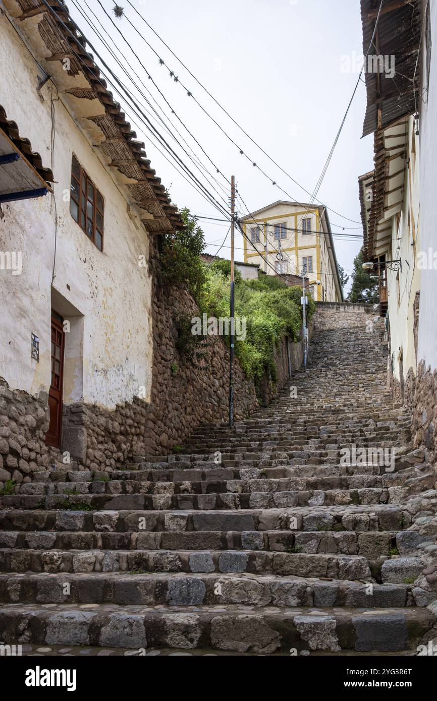 Peru staircase stairway stairs hi-res stock photography and images - Alamy