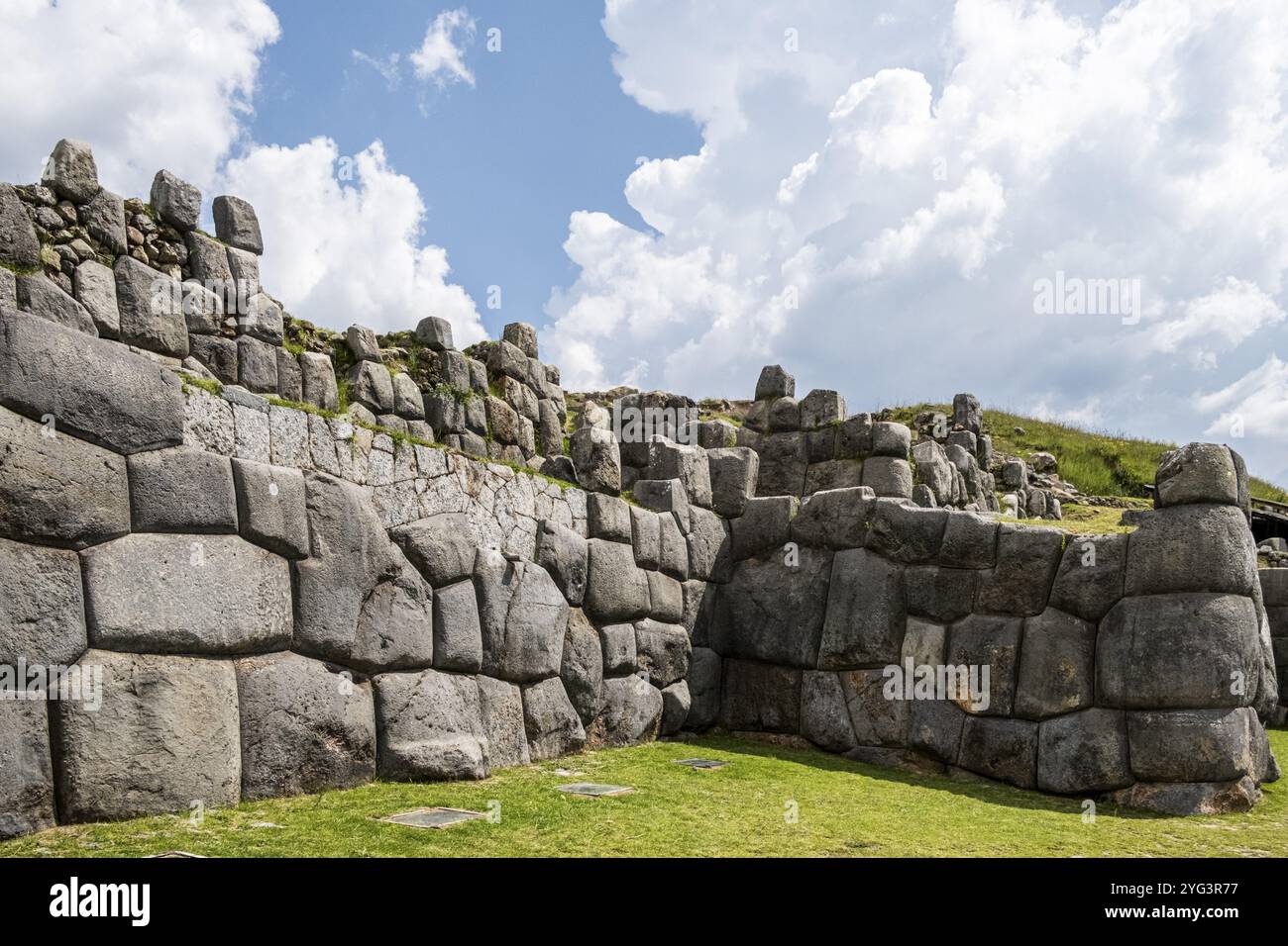 Megalithic walls of Sacsayhuaman, Sacsayhuaman, Cusco, Peru, South ...