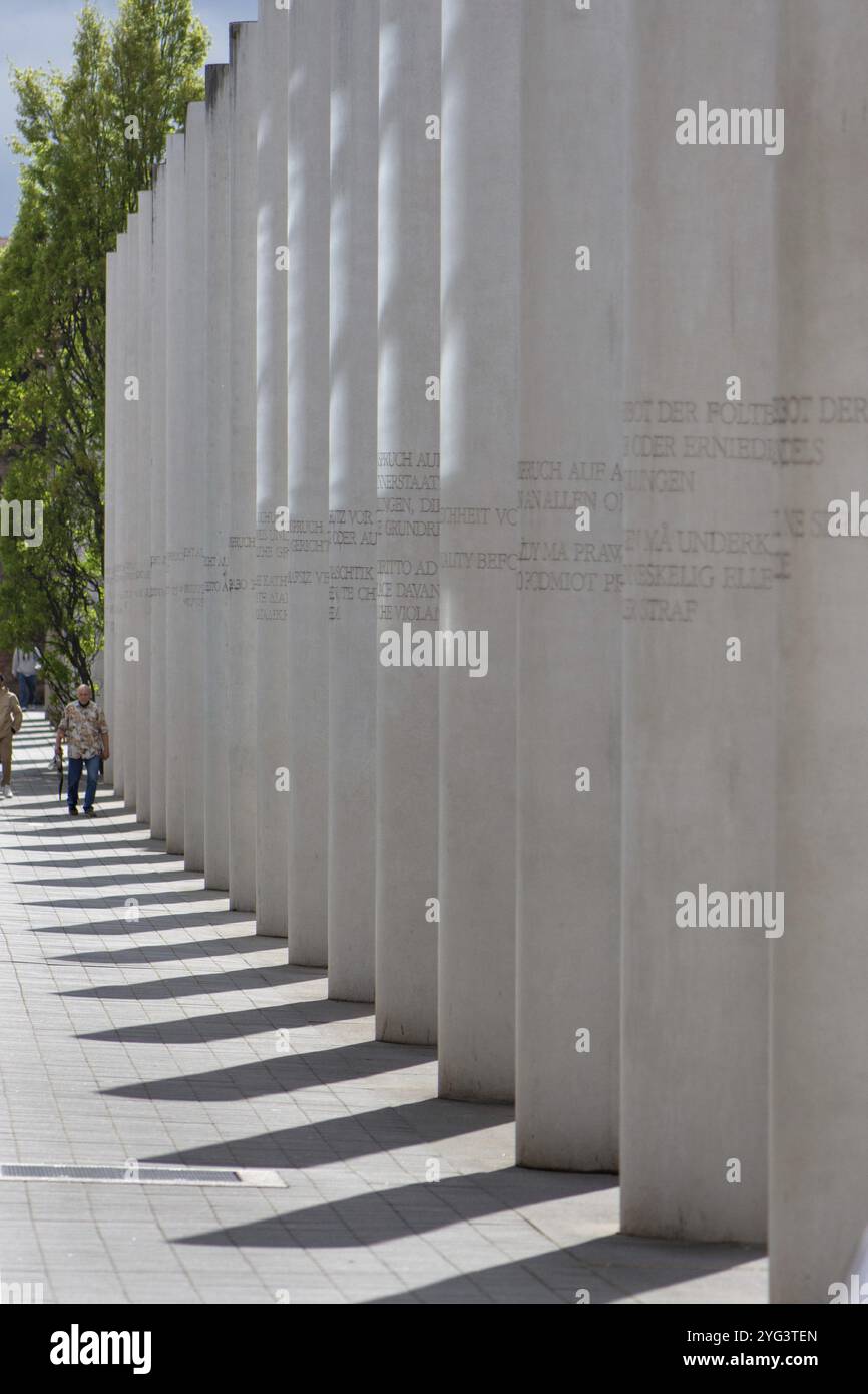 Street of Human Rights, the artwork created by the Israeli artist Dani ...