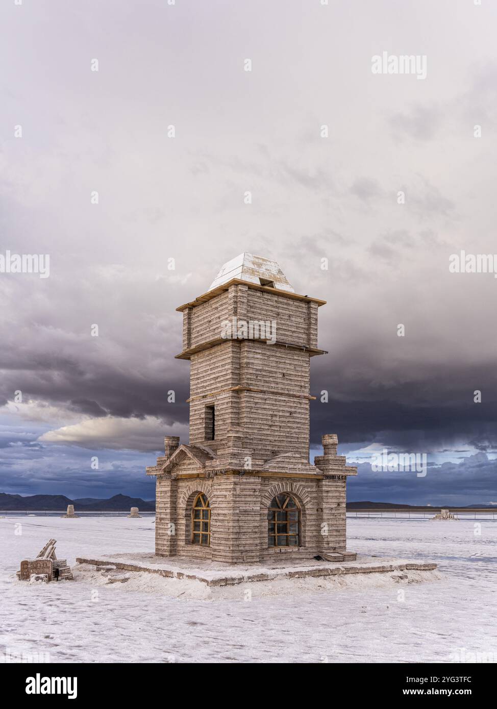 Colchani salt sculptures, Uyuni, Bolivia, South America Stock Photo - Alamy
