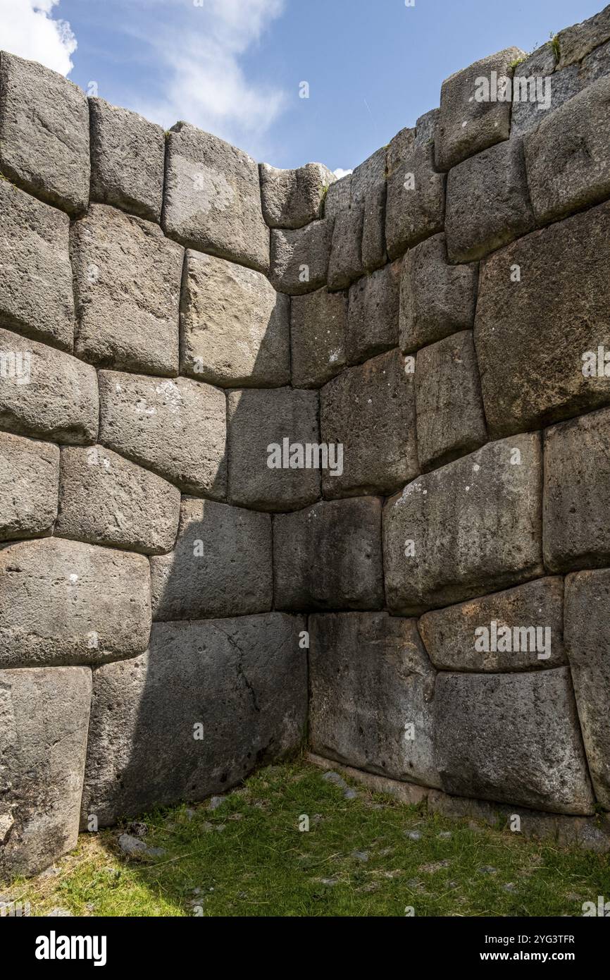 Megalithic walls of Sacsayhuaman, Sacsayhuaman, Cusco, Peru, South ...