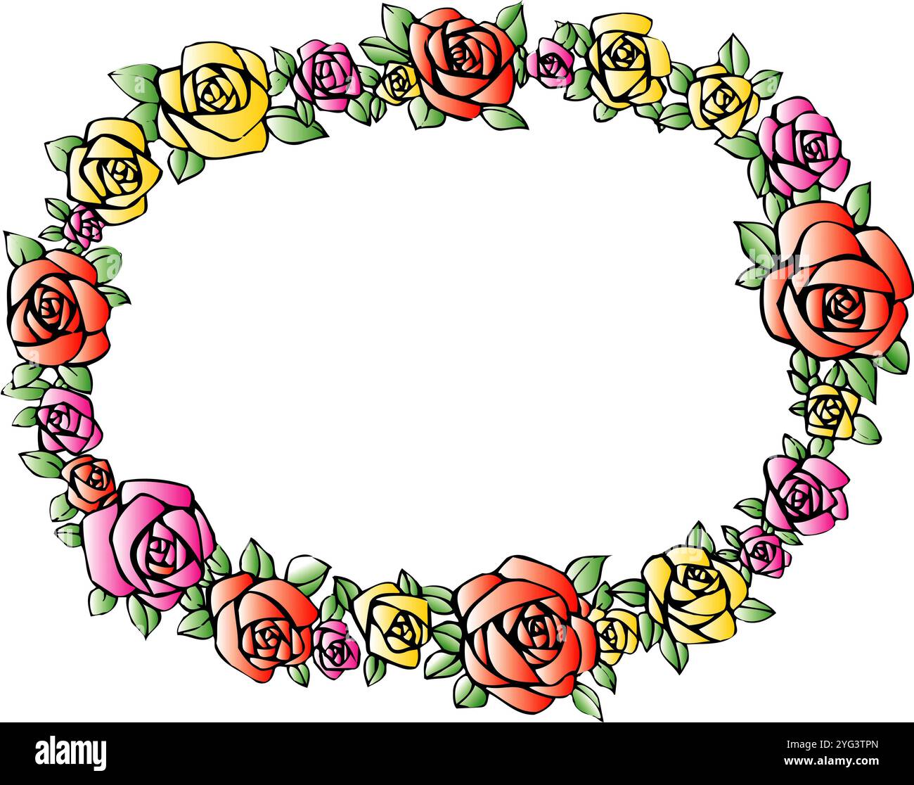 Decorative rose plant Cut Out Stock Images & Pictures - Alamy