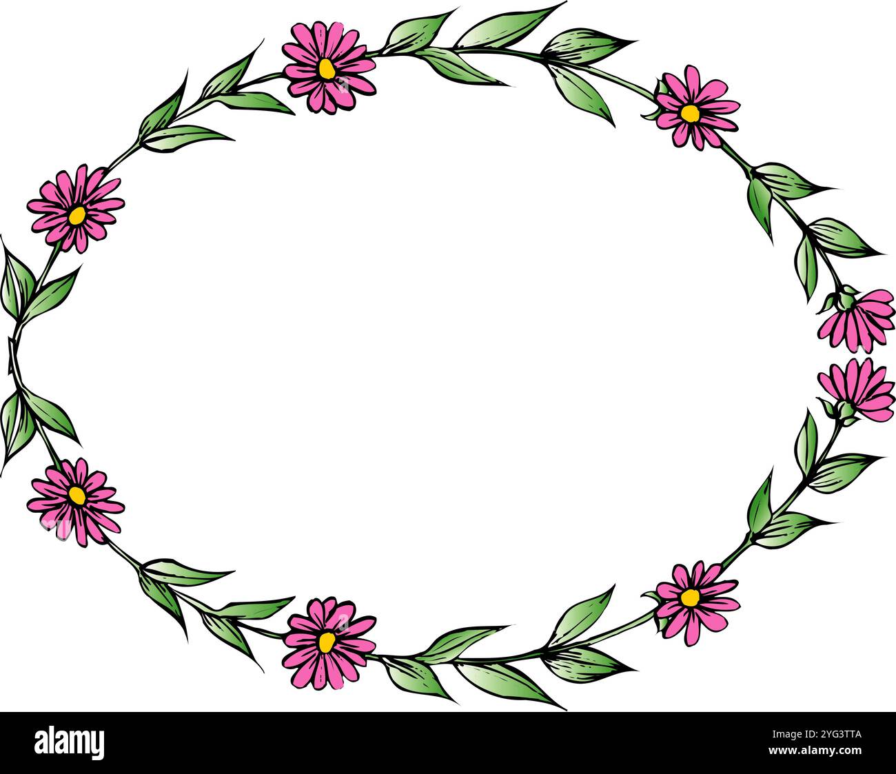 Oval decorative frame hi-res stock photography and images - Alamy