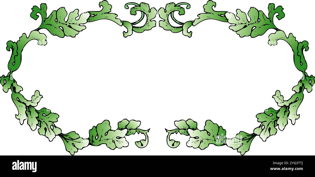 Western arabesque ornamental frames Stock Photo - Alamy