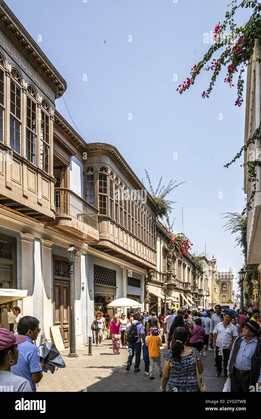 Centro Historico, Lima, Peru, South America Stock Photo - Alamy