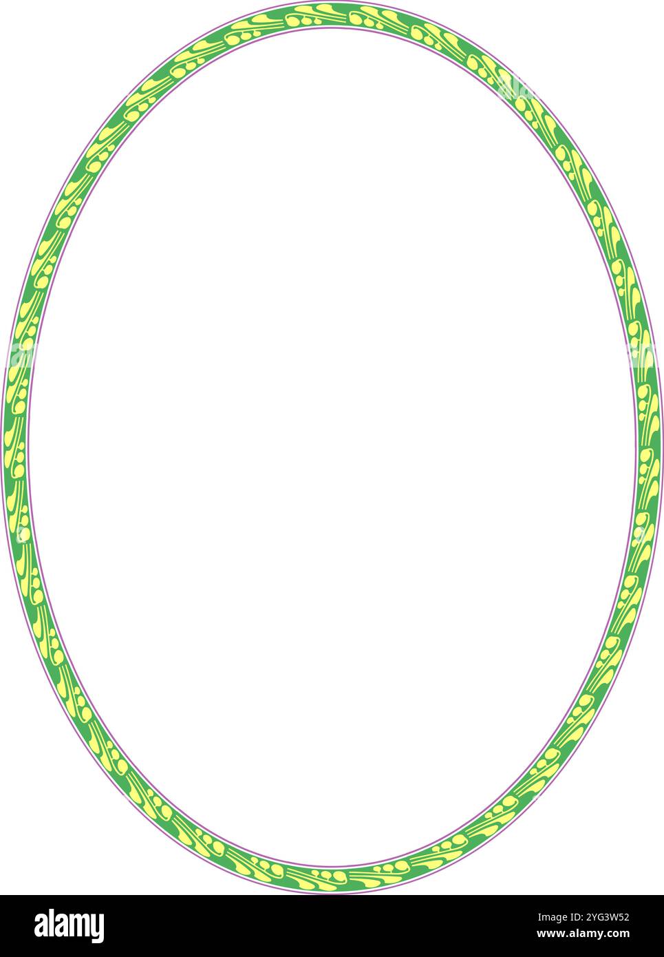 Oval decorative frame hi-res stock photography and images - Alamy