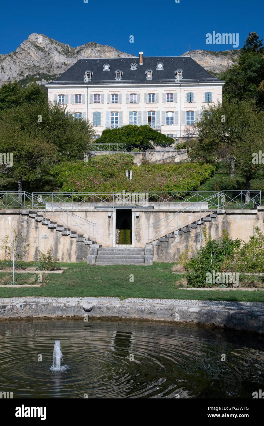 The manor house of the Domaine de Charance, seat of the botanical ...