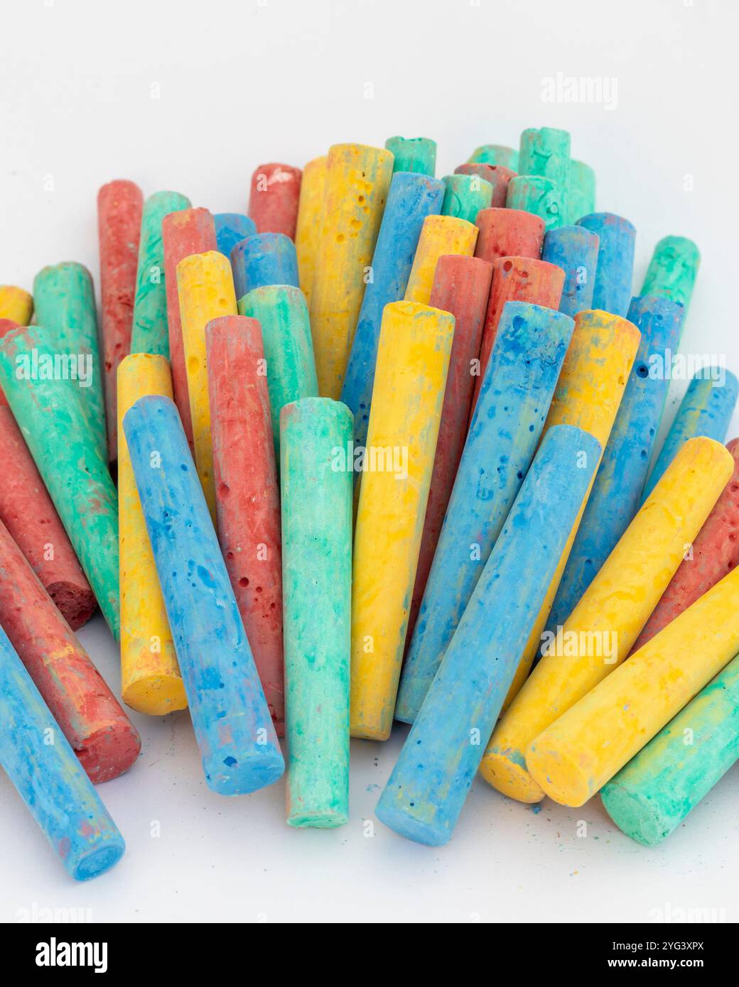 Chalk drawing rainbow color chalks hi-res stock photography and images ...
