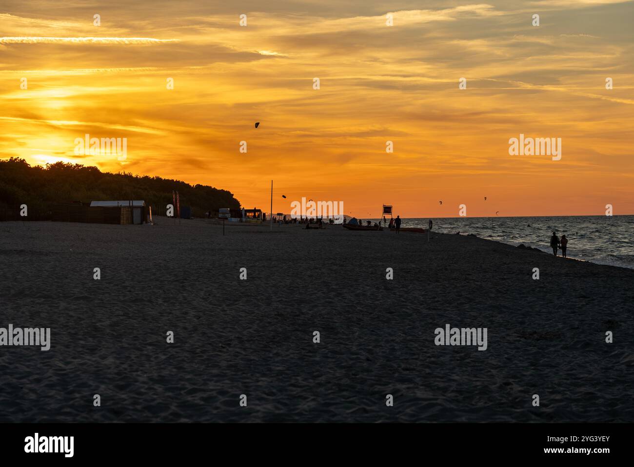 Aerial drone panorama tranquil bay hi-res stock photography and images ...