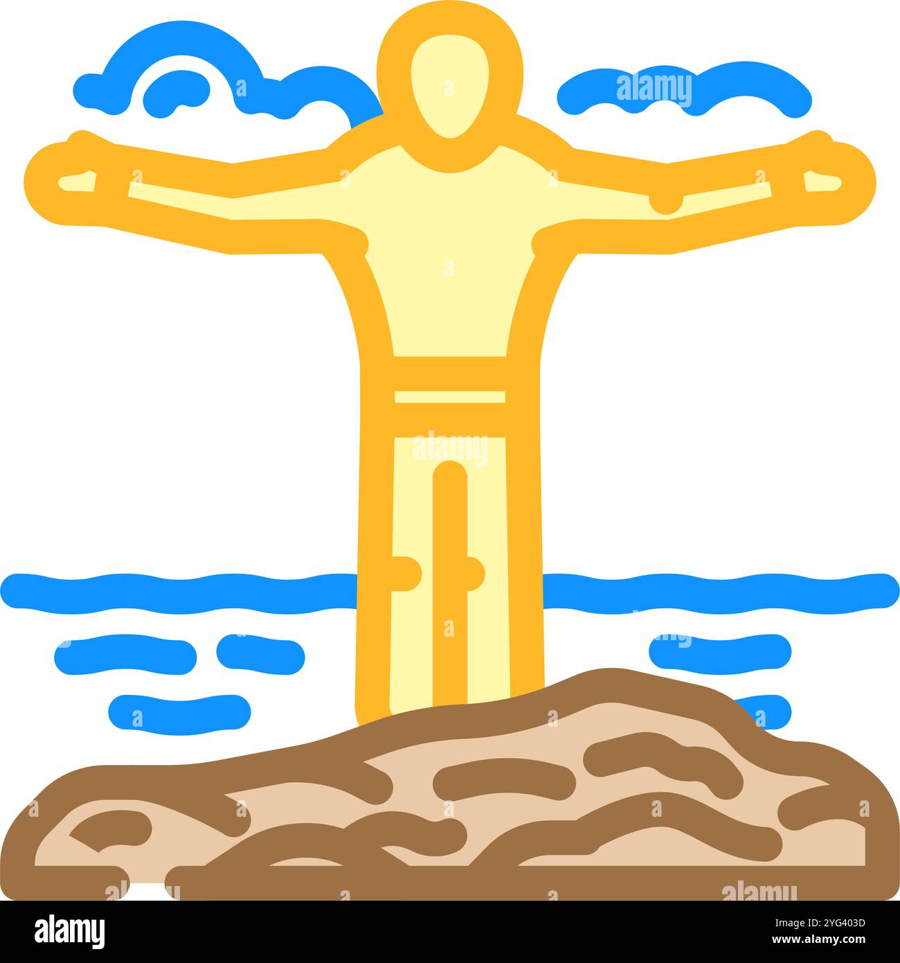 fulfillment success life color icon vector illustration Stock Vector ...