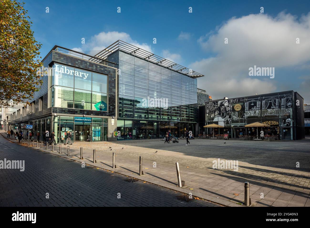 Brighton, November 5th 2024: The Jubilee Library Stock Photo - Alamy