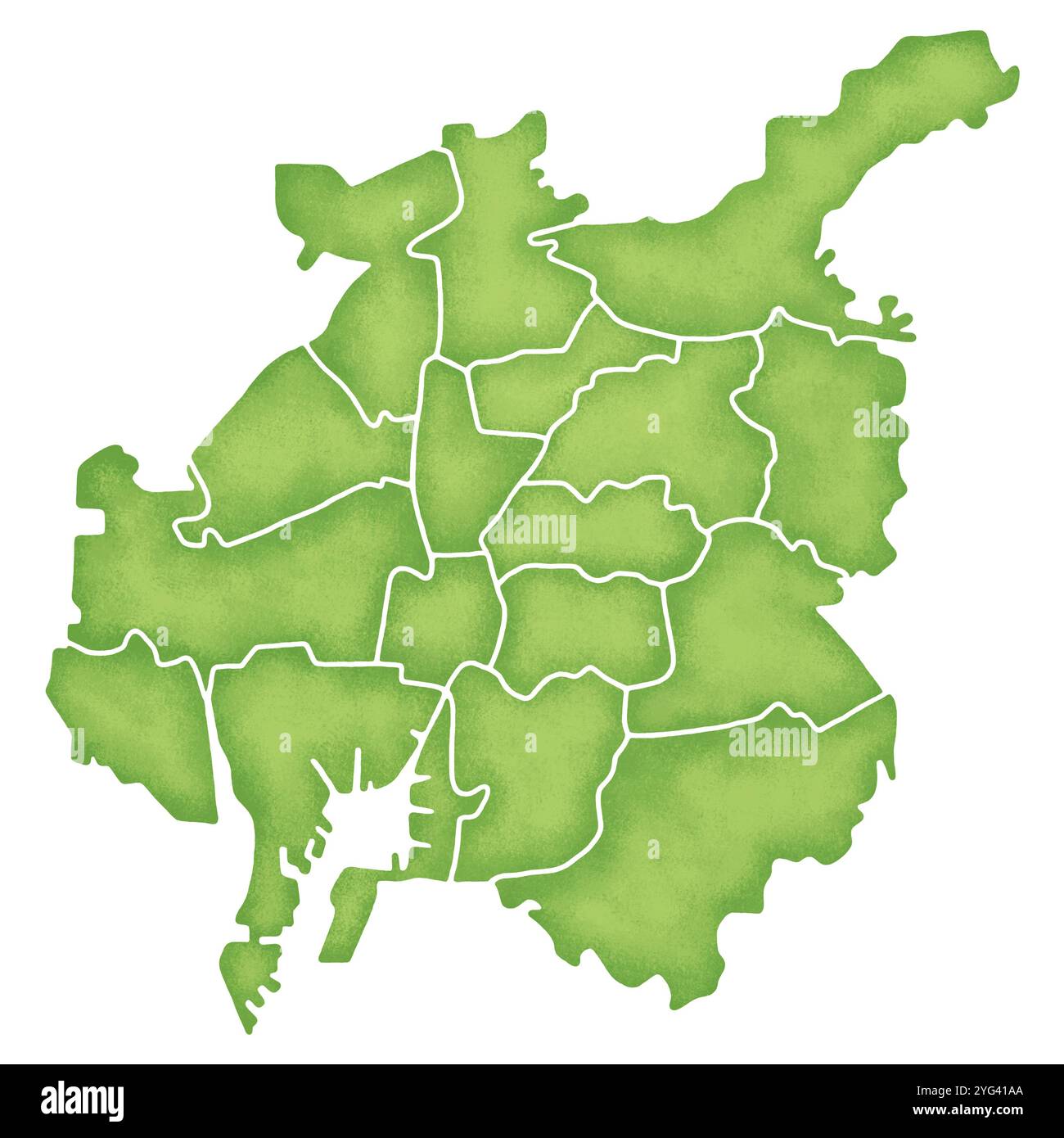 Map of nagoya hi-res stock photography and images - Alamy