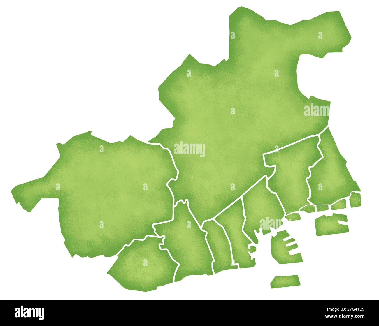 Map of kobe hi-res stock photography and images - Alamy