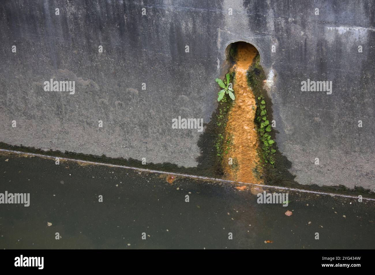 Domestic water channels in a residential area Stock Photo - Alamy