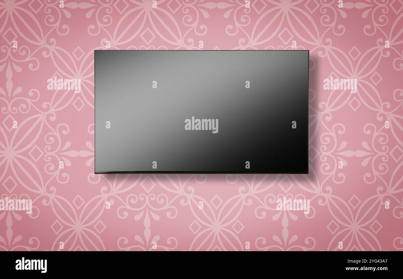 Wall mounted tv screen hi-res stock photography and images - Alamy