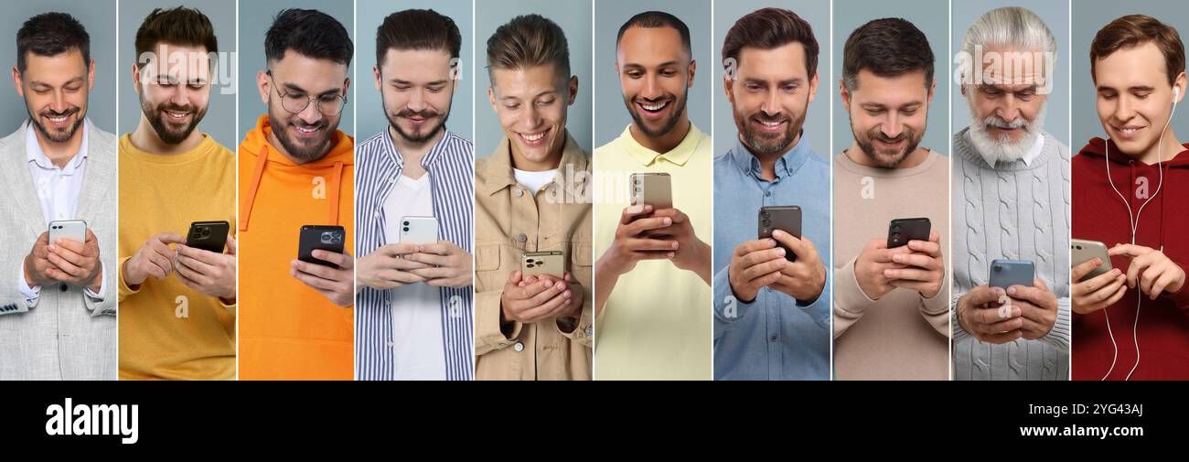 Mobile phones collage hi-res stock photography and images - Alamy